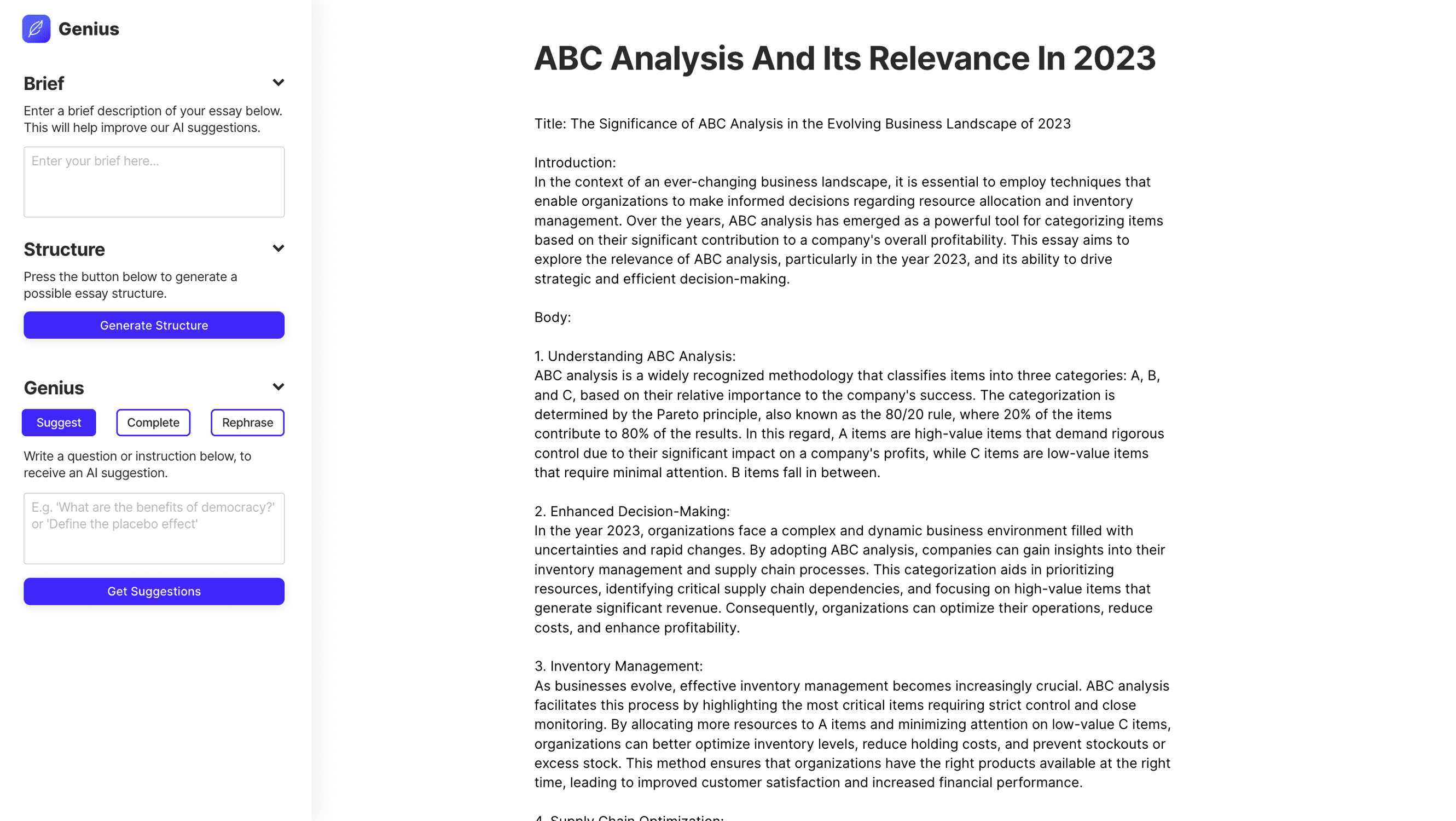 Overview of AI Tools for Essay Writing