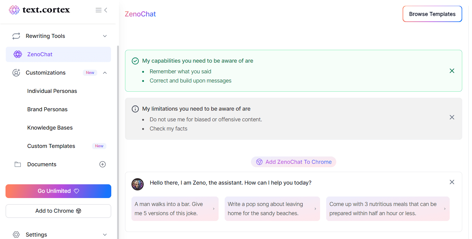 Create Content for Blogs and Email with free AI writing tools