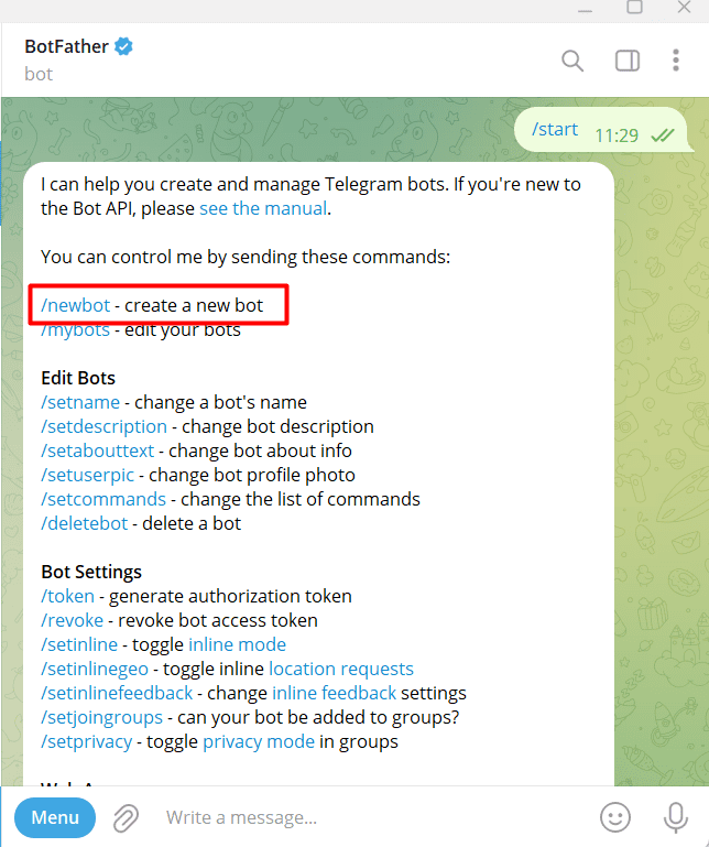 Create, customize, and integrate chatbots for messengers