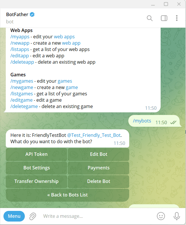 Create, customize, and integrate chatbots for messengers