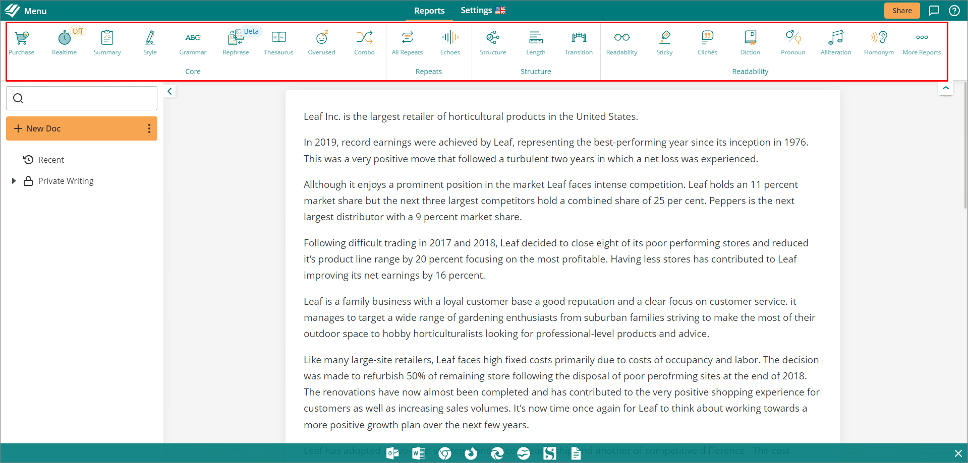 ProWritingAid Review: Features of Text Editing Software