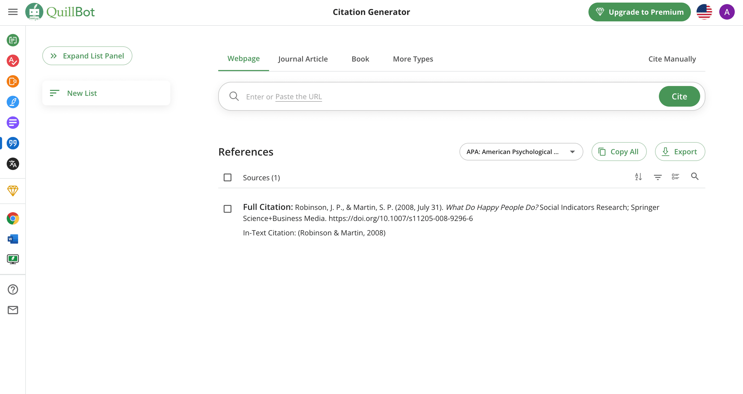 QuillBot Overview: universal assistant for creating documents