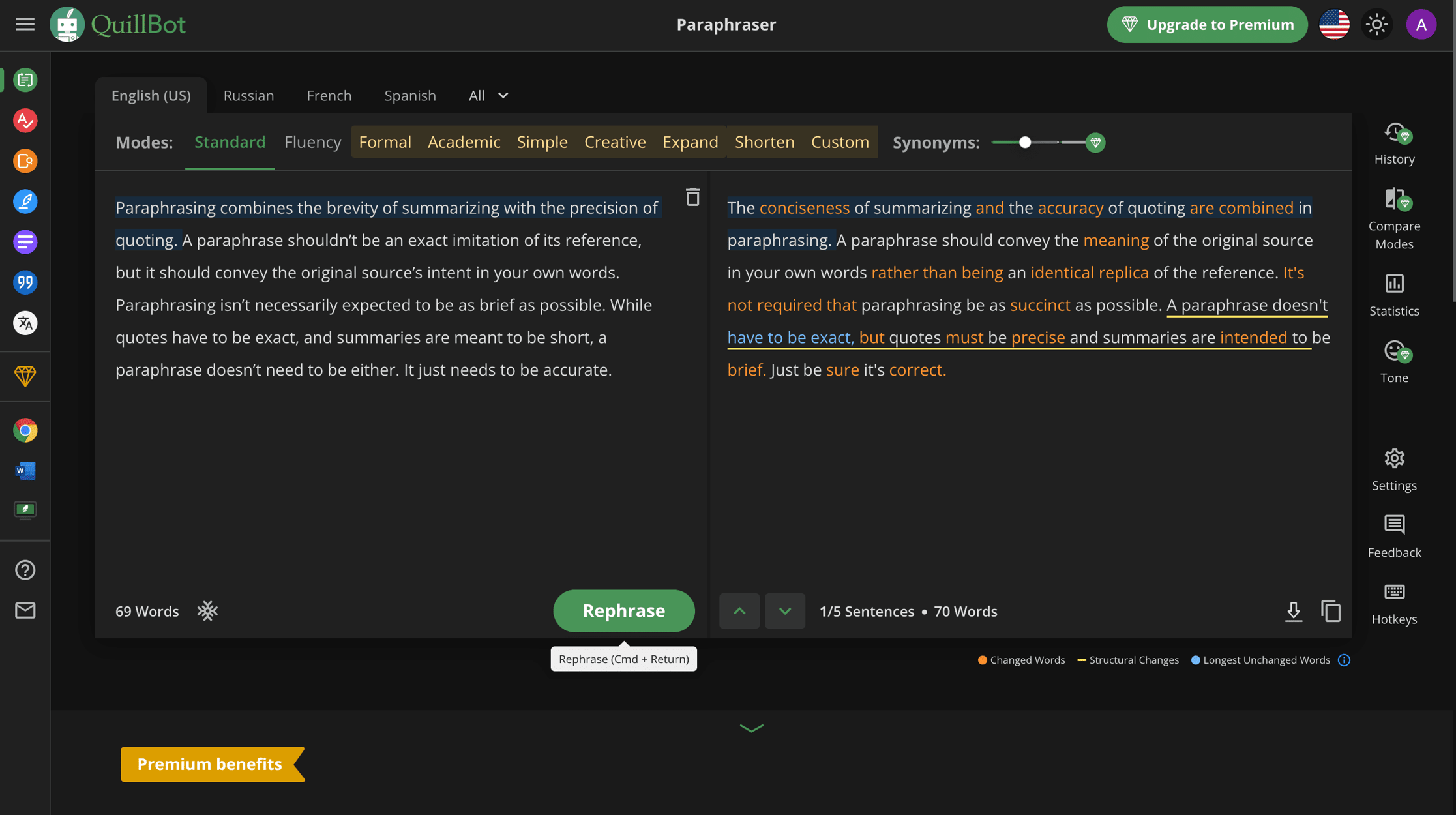 QuillBot Overview: universal assistant for creating documents
