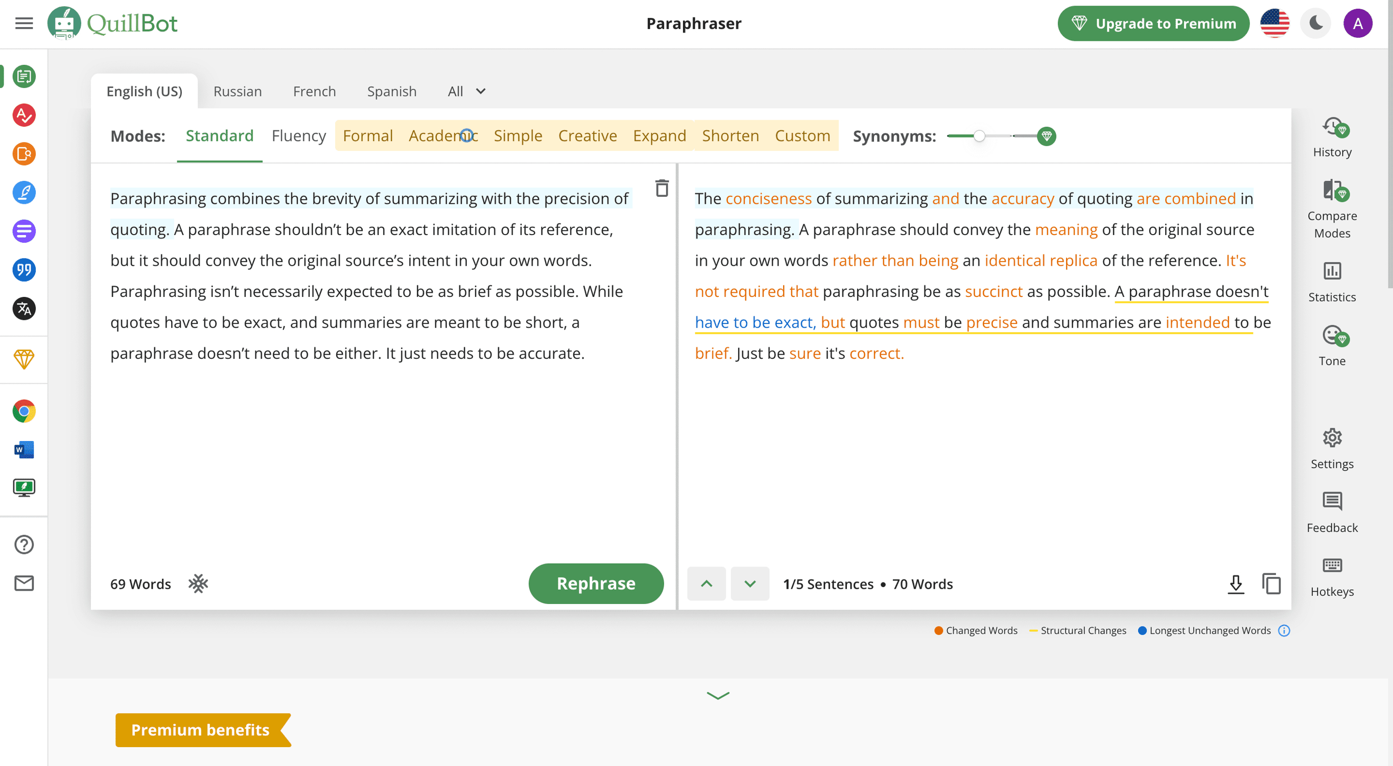 QuillBot Overview: universal assistant for creating documents