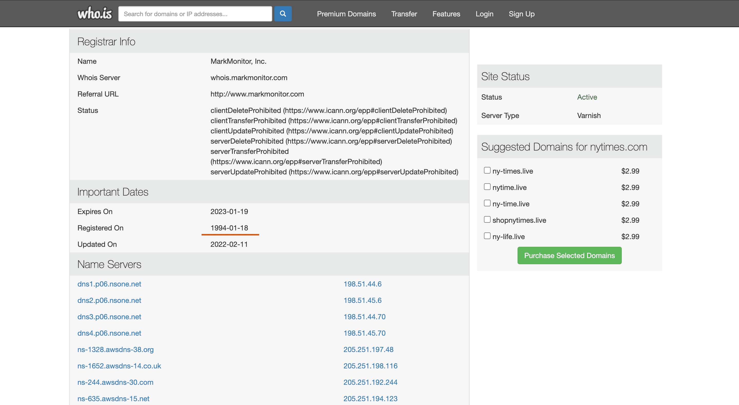 How to find out when a website was created: popular tools